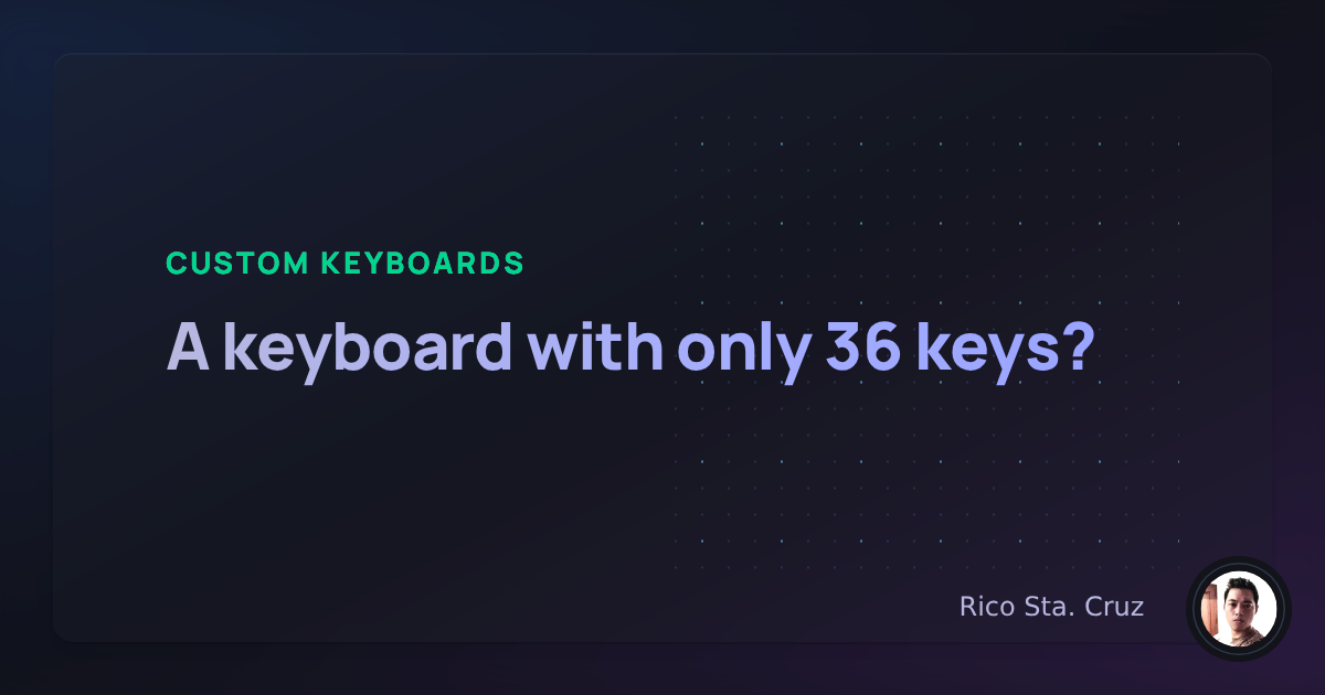 I built a wireless split keyboard